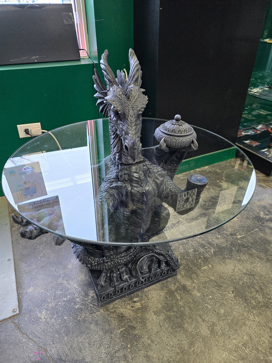 Goth Unite Presents its newest additions Dragon coffee tables.
