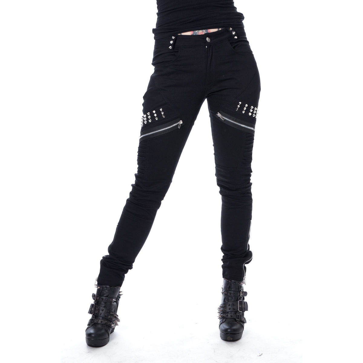 RILEY PANTS - BLACK – Goth Unite